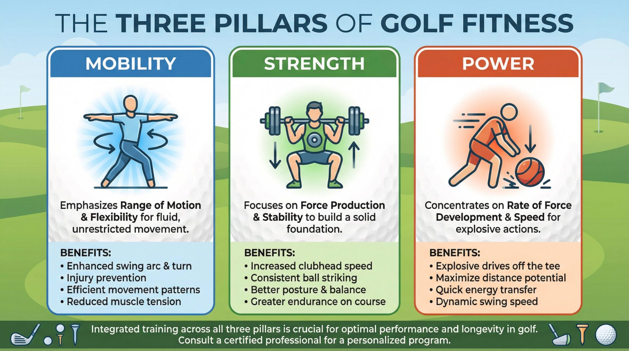 Golf Fitness for the Off-Season: Build Strength, Flexibility, and Power ...